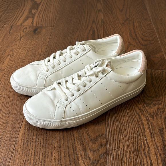 J. Crew | Shoes | J Crew White Saturday Sneaker With Tan Suede Detail ...